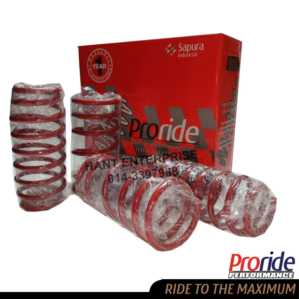 Proride New Myvi Gen3 D20N Sport Spring Lowered Performance (1 Car Set ...