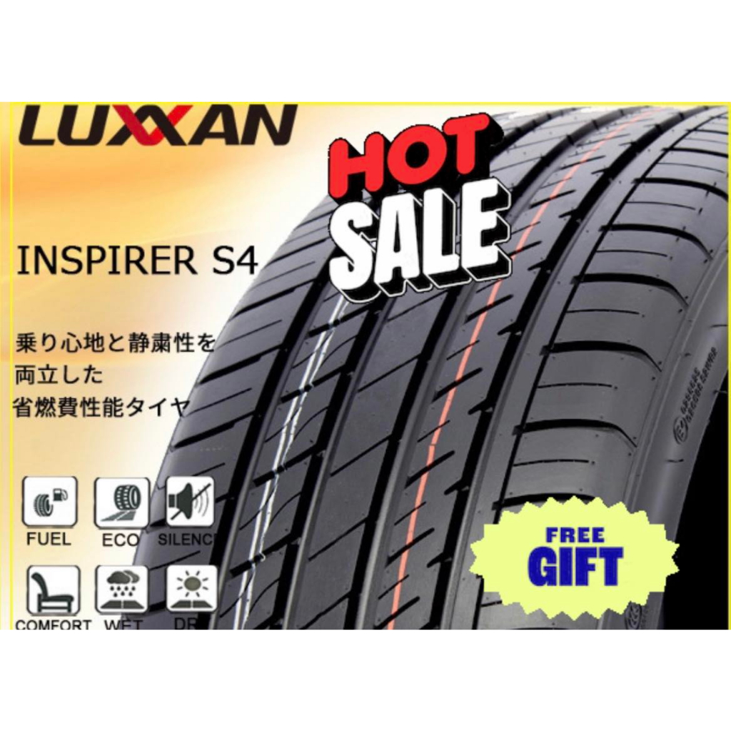 LUXXAN INSPIRER S4 TYRE ** 265/35/18 Car Sport Tire Tayar (INSTALLATION ...
