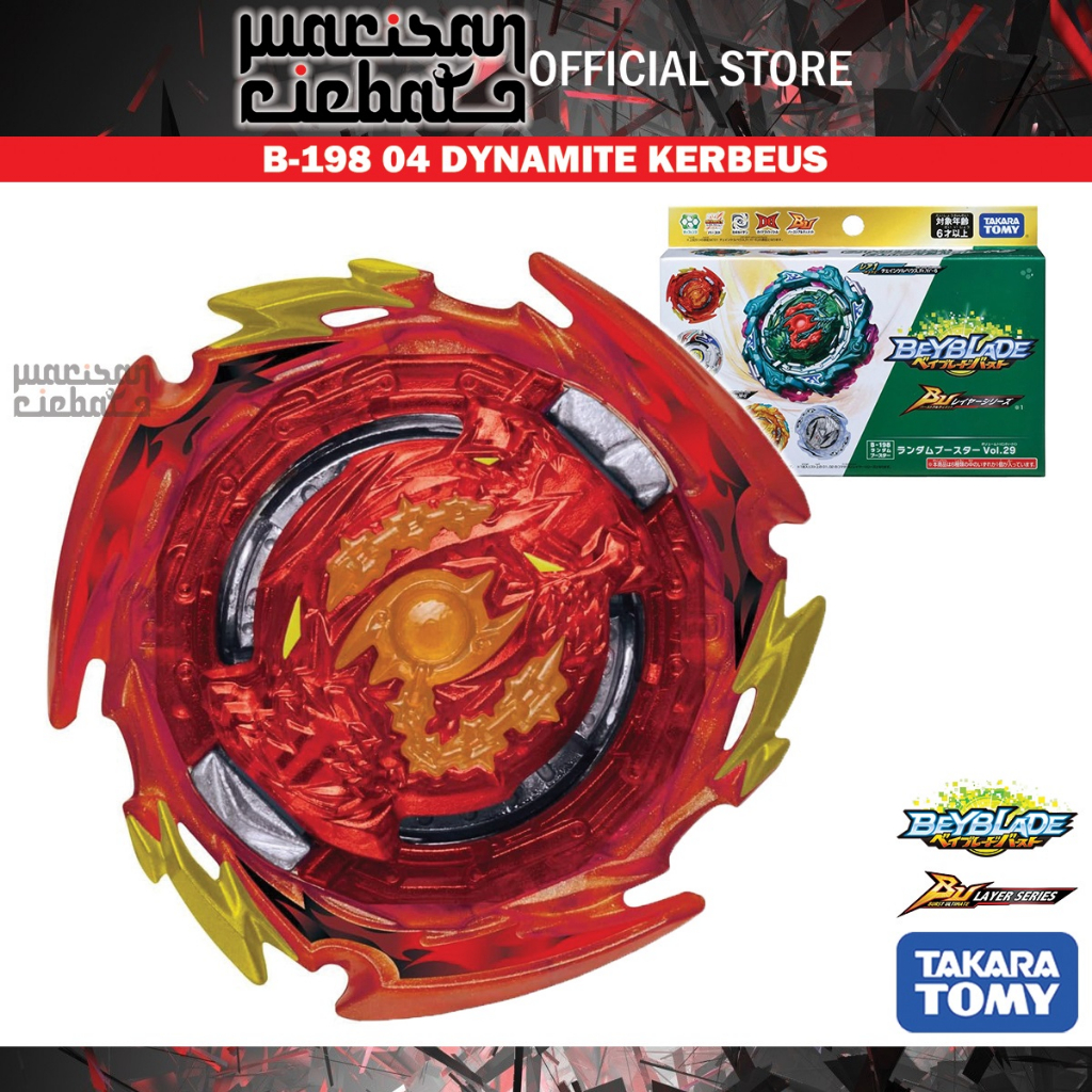 Takara Tomy Beyblade Burst BU B-198 04 Dynamite Kerbeus Legacy Moment-9 ...