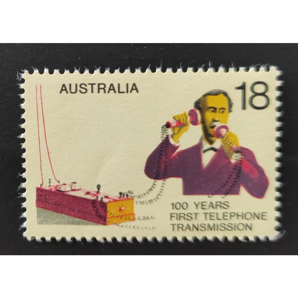 AUSTRALIA, 1976 The 100th Anniversary of the First Telephone ...