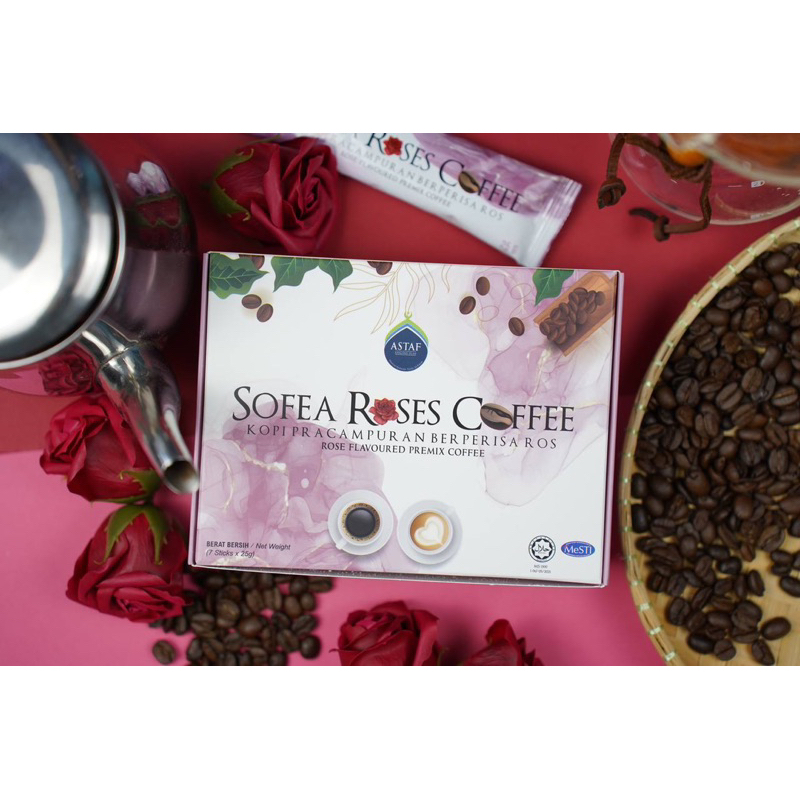 SOFEA ROSES 3 IN 1 COFFEE 7 SACHET X 25g (ASTAF MART) | Shopee Malaysia