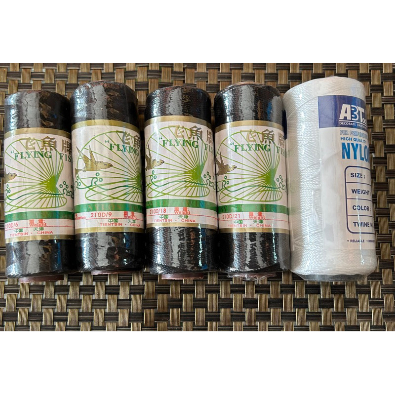 FLYING FISH 210D THREAD NYLON FISHING TWINE LINE (6#/9#/18#/21 ...
