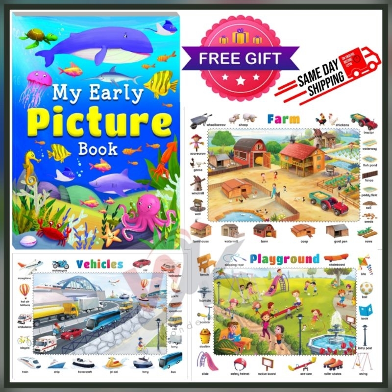 Mind to Mind My Early Picture Book | Buku Bergambar Kanak Kanak | My ...