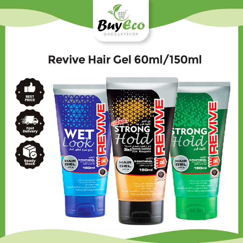 Revive Hair Gel 60ml/150ml (Strong Hold / Wet Look / Extra Strong Hold ...