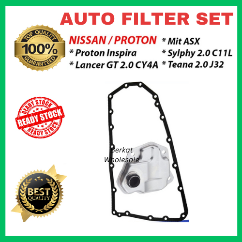 AUTO TRANSMISSION FILTER & GASKET PROTON INSPIRA/MIT LANCER GT 2.0 CY4A ...