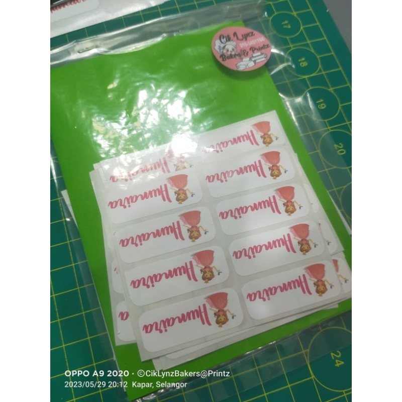 sticker nama untuk baju | Shopee Malaysia