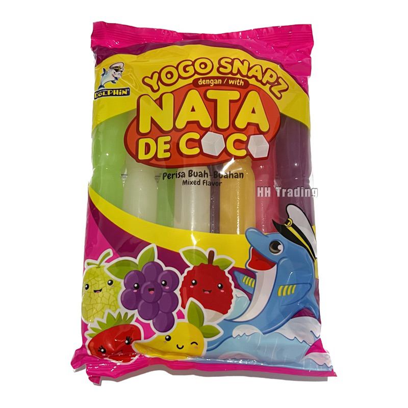 45g x 8pcs CAPTAIN DOLPHIN YOGO SNAPZ PUDDING WITH NATA DE COCO MIXED ...