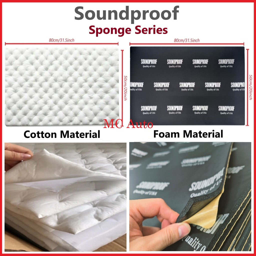 Car Sound Proof Cotton Sponge Foam Cotton Stp SoundProof Door Heat ...