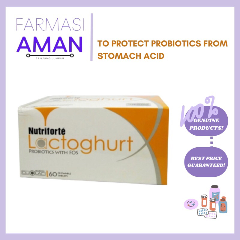 Nutriforte Lactoghurt Probiotics With FOS 60’s | Shopee Malaysia