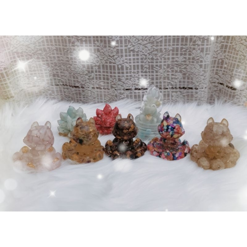 9-tail Fox Crystal Decorations/Nine tails Crystal Deco Ready Stock ...
