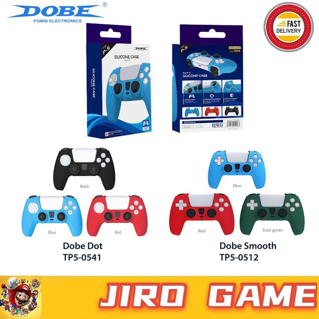 Dobe PS5 Dual Sense DualSense Controller Silicone Case (TP5-0541/TP5 ...