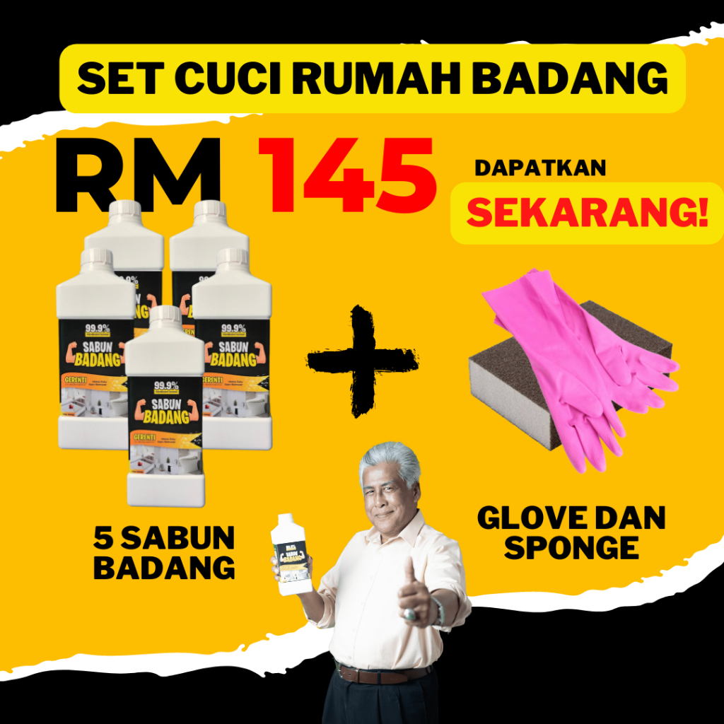 SET CUCI RUMAH SABUN BADANG KARAT , GLOVES HEAVY DUTY DAN SPAN DIAMOND ...