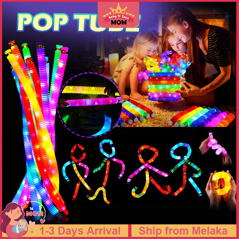 Pop Light Tubes LED Lightning Colourful Tube Stick Autistic Children ...