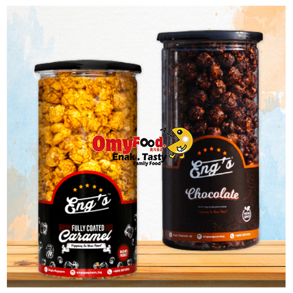200g Eng's Fully [Coated Caramel Popcorn / Chocolate] [OmyFood ...