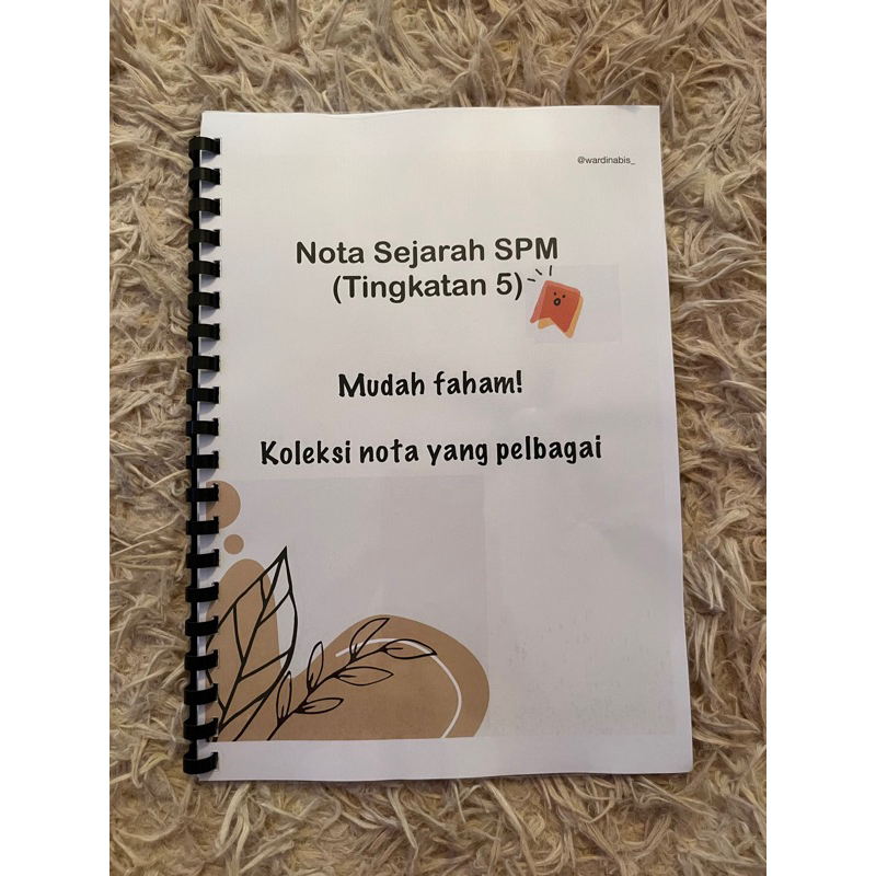 Nota sejarah form 5 ! | Shopee Malaysia