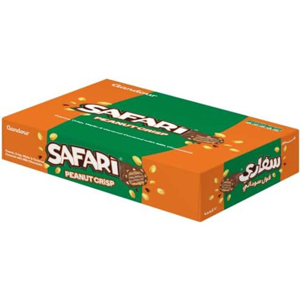 Safari Peanut Crisp Chocolate 49G - 1 Box (Pack Of 12) | Shopee Malaysia