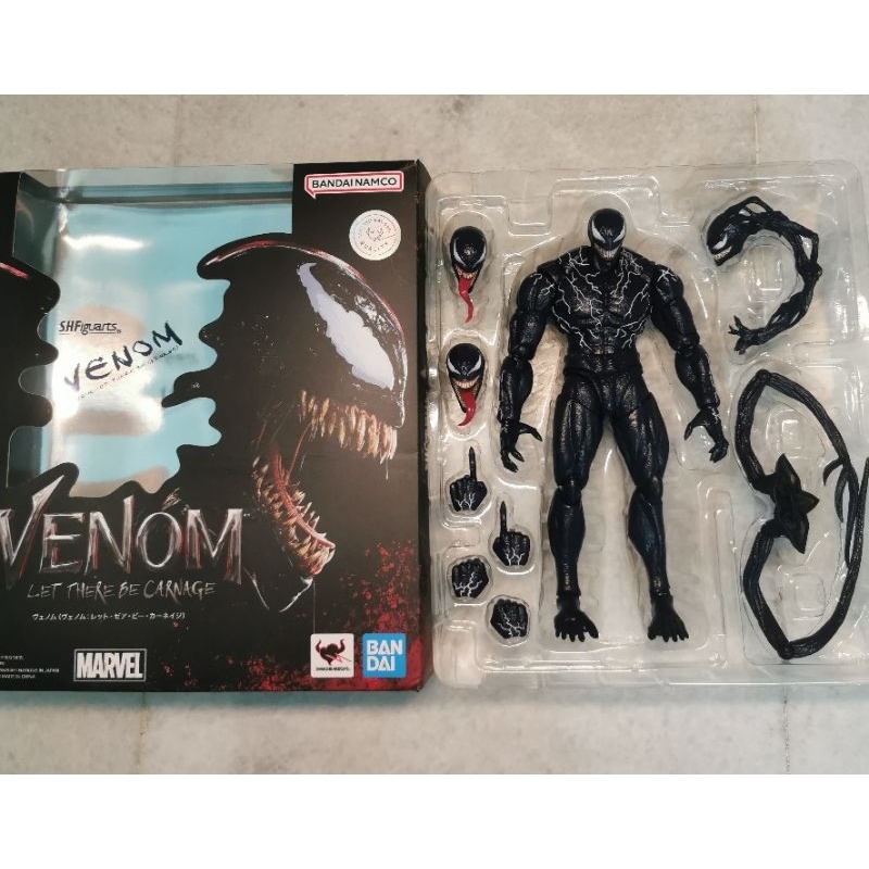 Bandai Tamashii shf S.H.figuarts Venom let there Be Carnage 100% ...