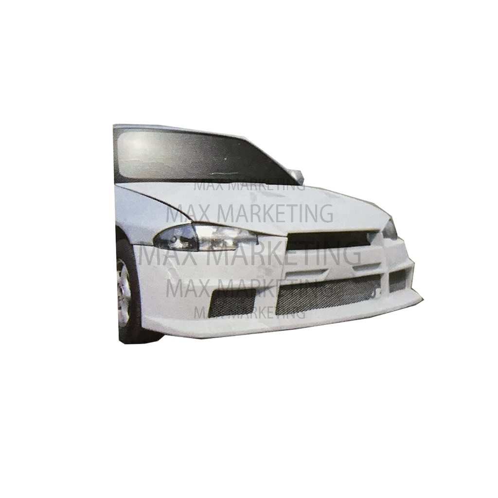 PROTON WIRA FRONT BUMPER EVO X（FIBER GETAH ) SKIRT LIP BODYKIT | Shopee ...
