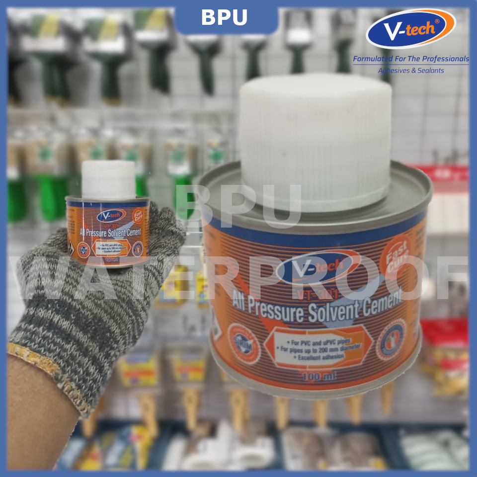 VT-301 V-Tech All Pressure Solvent Cement (Fast Cure) (100ML / 500ML ...