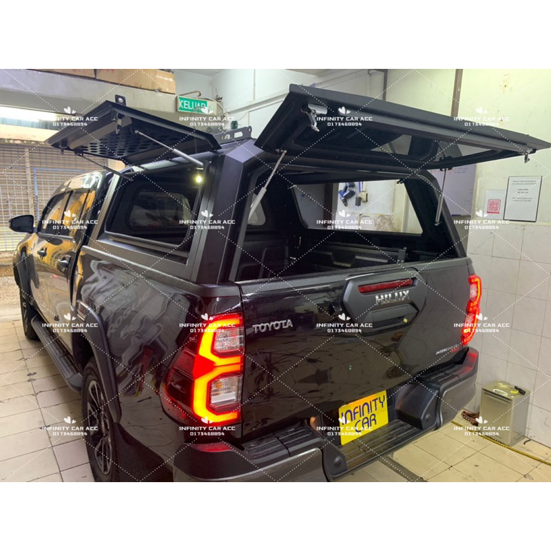 Toyota Hilux Revo Rogue Rocco Fly Wing Canopy 4x4 Metal / Aluminum ...