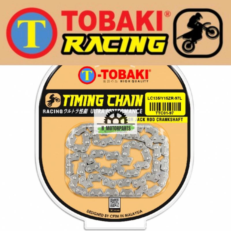 TOBAKI RACING TIMING CHAIN LC135 Y15ZR 96L 97L 98L 99L 100L 101L 102L ...