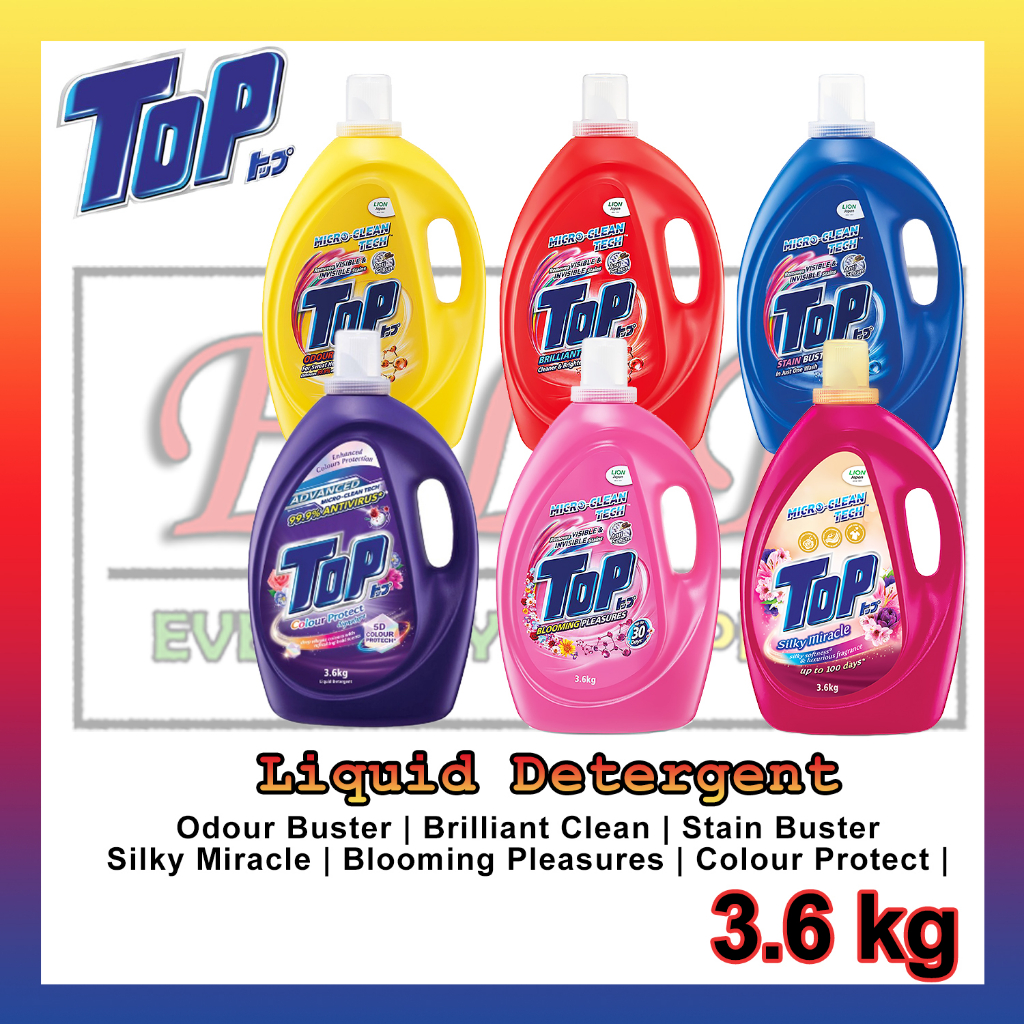 Top Liq Detergent 3.6kg (LIMITED 2 BOTTLES IN 1 ORDER) | Shopee Malaysia