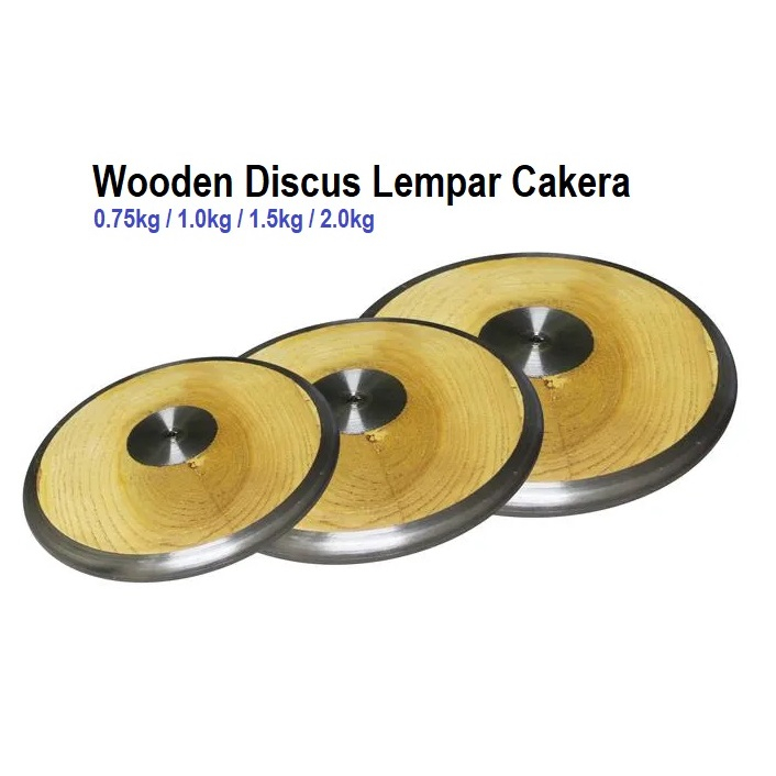 Wooden Discus with Steel Rim - Lempar Cakera | Shopee Malaysia