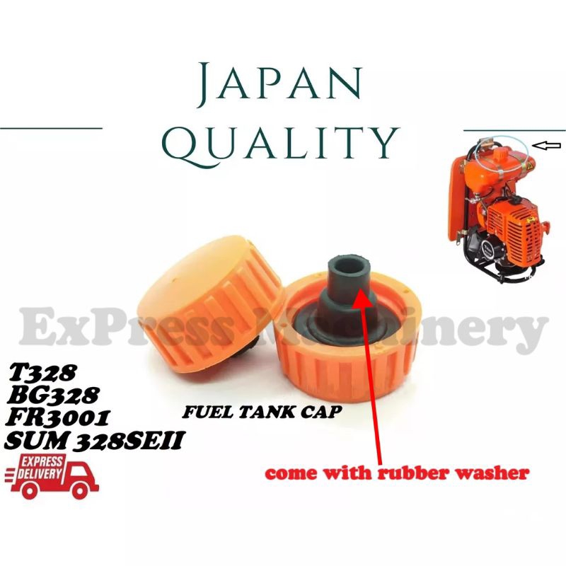 (328 F T CAP) BRUSH CUTTER FUEL TANK CAP FOR BG328 TANAKA TANIKA OGAWA ...