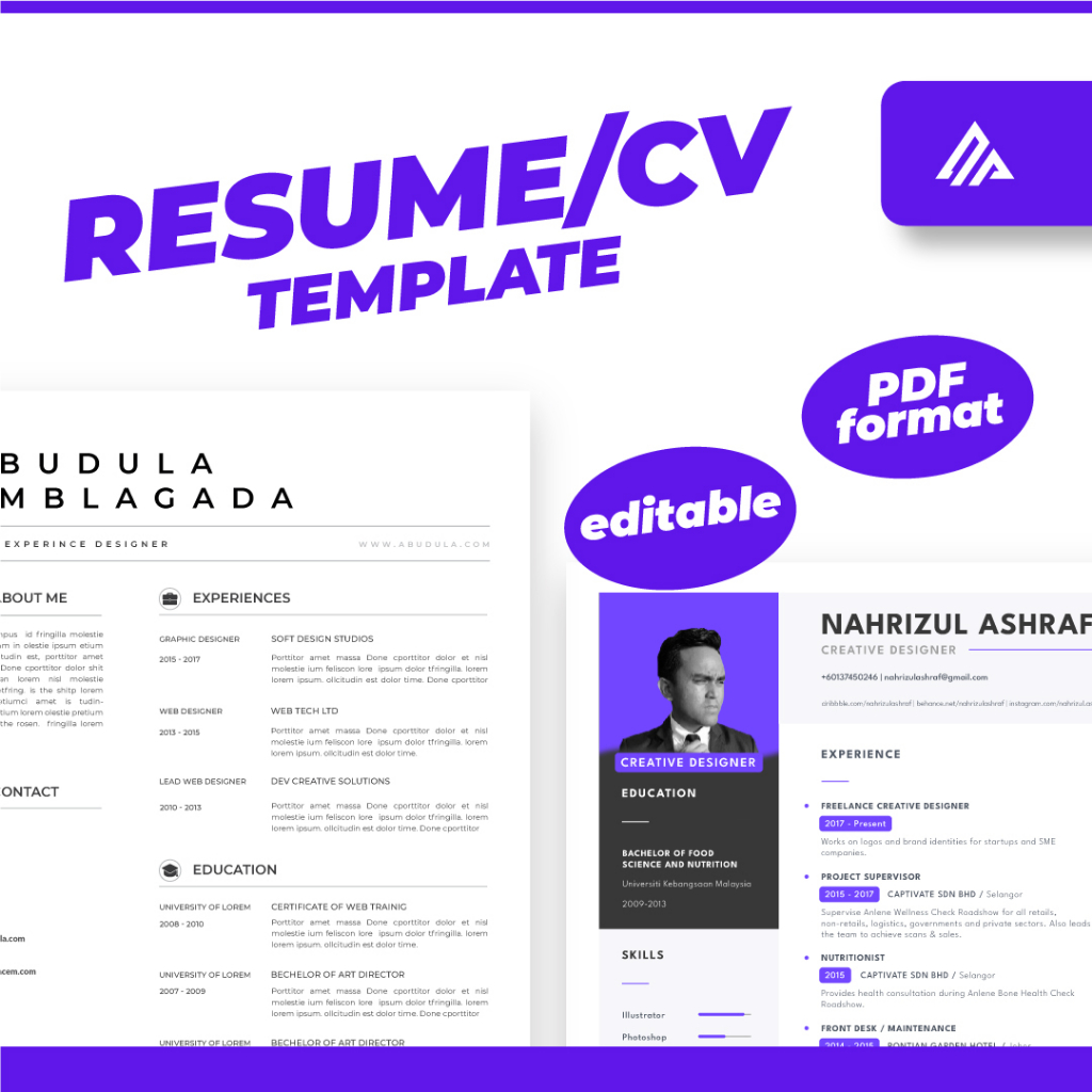 Resume/CV Design Template | Shopee Malaysia