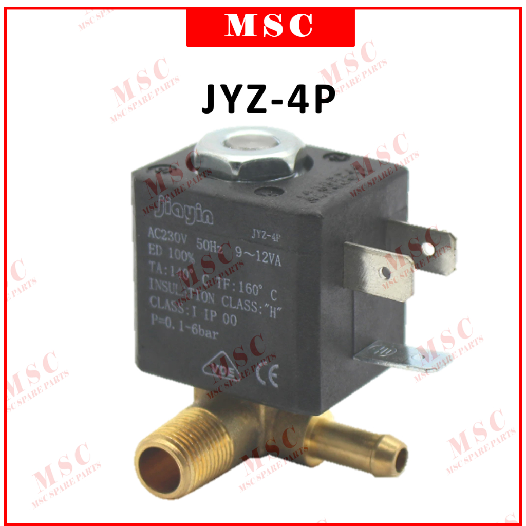 JIAYIN Philips Steam Iron 1/8“ Solenoid Valve JYZ-4P AC230V GC8616 GC8625 GC8650 GC8651 | Shopee ...
