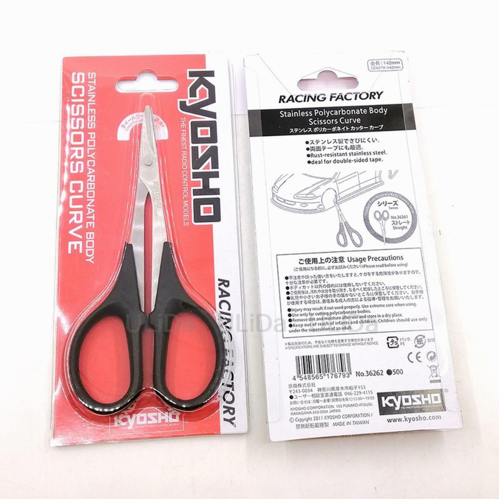 Kyosho KRF Stainless PC-Body Scissors Curve KYO36262B For Body Shell RC ...