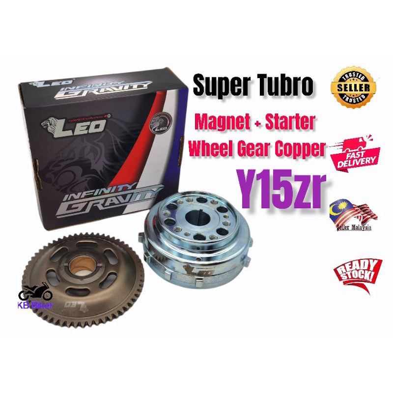 Leo Racing Y15zr Y15 Super Tubro Magneto + Starter Wheel Gear Copper ...