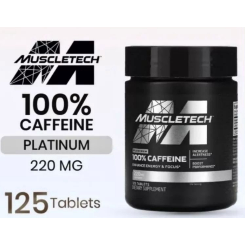 MuscleTech, Platinum 100% Caffeine, 220 mg, 125 Tablets | Shopee Malaysia