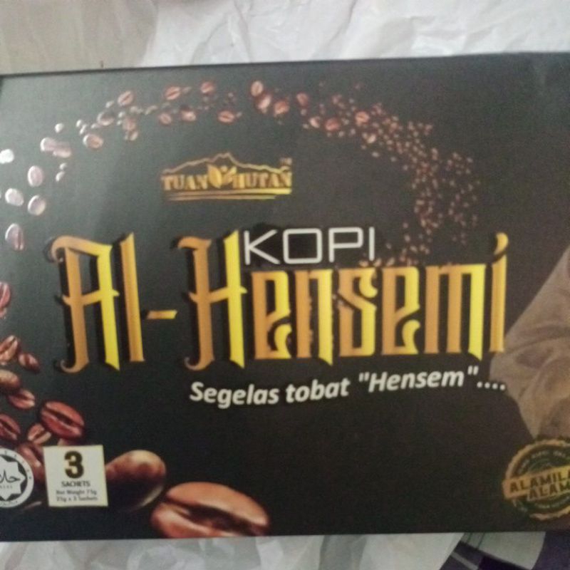 Kopi Al hensemi Tuan hutan | Shopee Malaysia