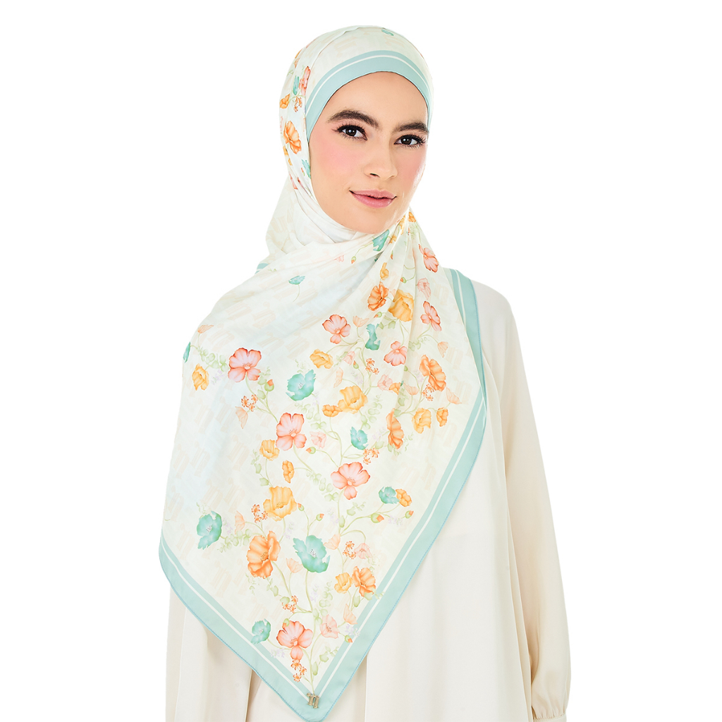naelofar Monogram Poppy Shawl | Shopee Malaysia