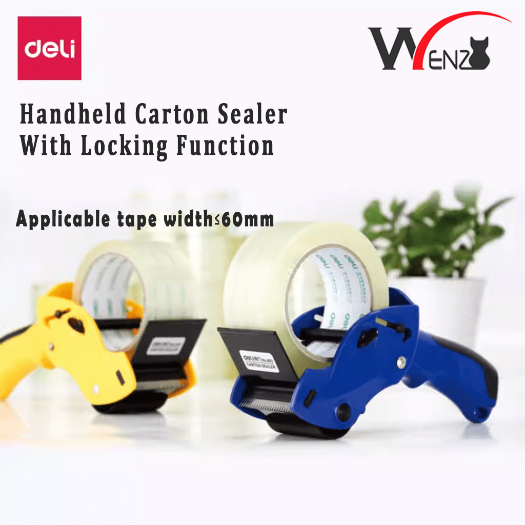 Deli Tape Cutter Dispenser Manual Sealing Device Baler Handheld Carton ...