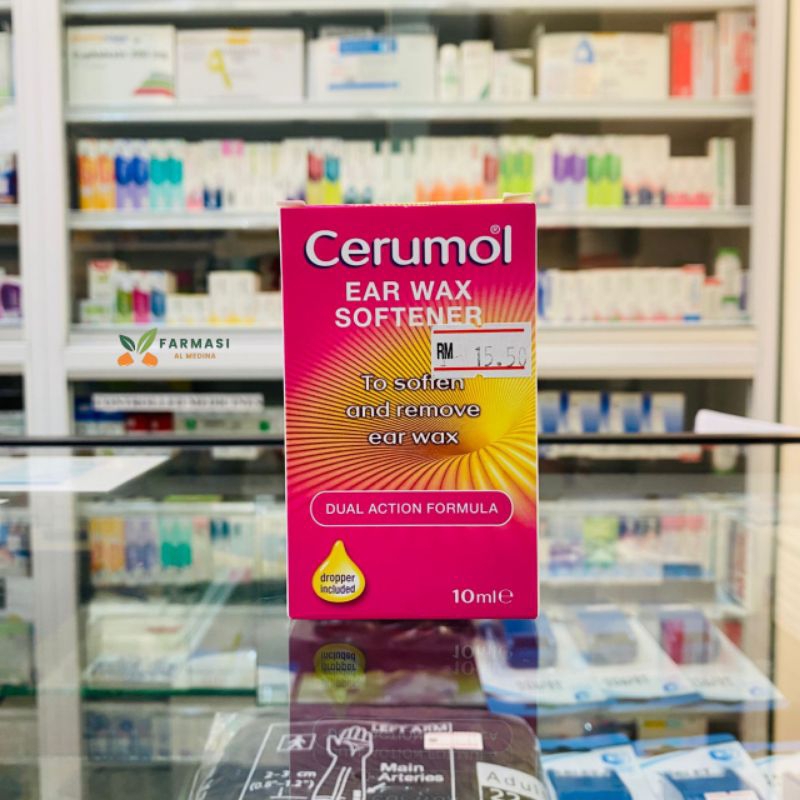 🌿 | Cerumol® EAR WAX SOFTENER Dual Action Formula ( 10ml ) | Shopee ...