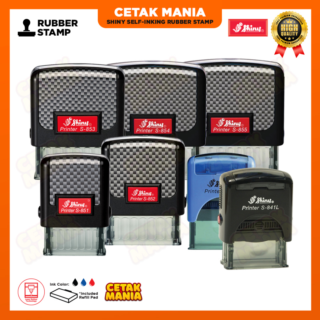 SHINY SELF-INKING/RUBBER STAMP/COP JURURAWAT/COP COMPANY | Shopee Malaysia