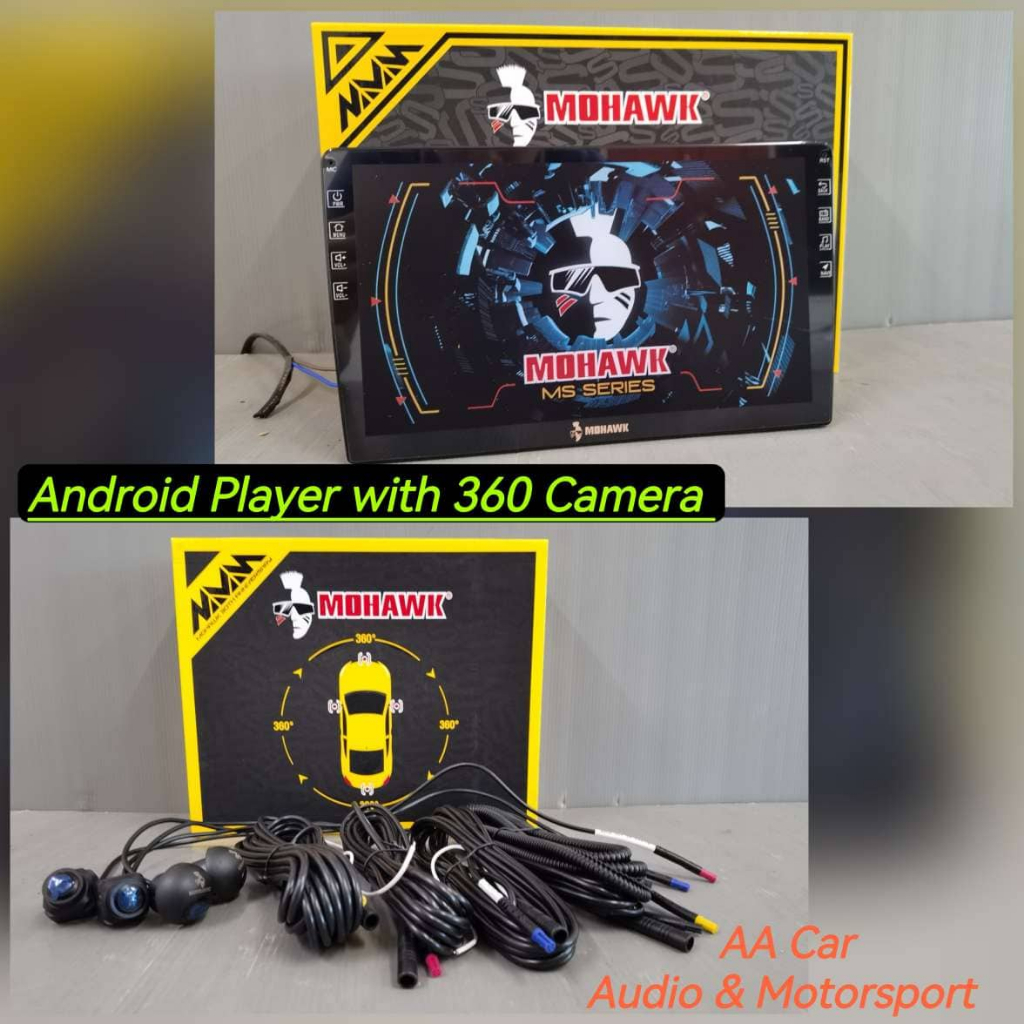 360 Camera System With Android Player 8+128GB Mohawk Perodua Proton ...