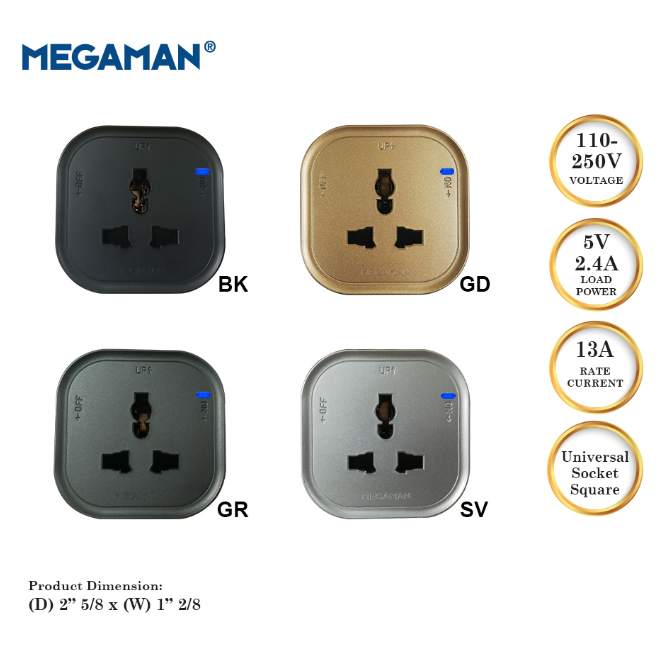 [SIRIM] MEGAMAN Power Track Socket SwitchReccesed/Surface 60CM 80CM ...