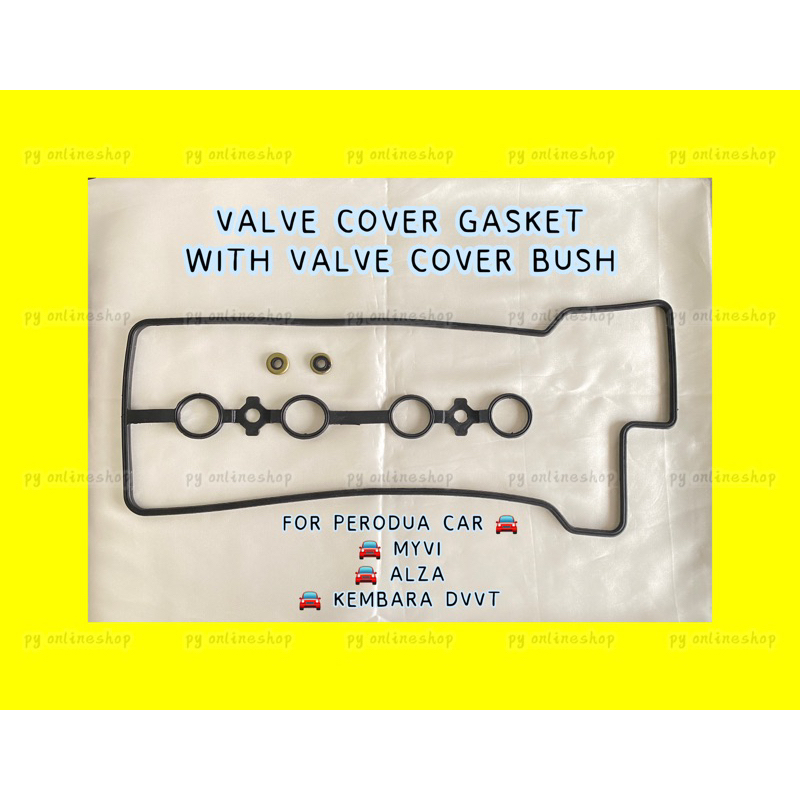 VALVE COVER GASKET SET PERODUA MYVI,MYVI LAGI BEST,ALZA,kEMBARA DVVT ...