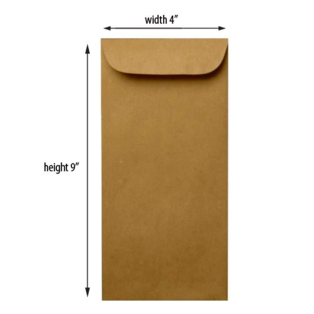 Envelope Brown ( 4" x 9" ) | Shopee Malaysia