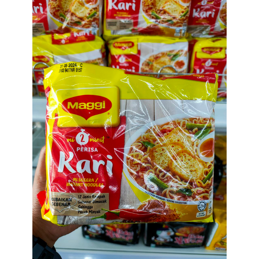 MAGGI 2 MIN KARI/ AYAM/ ASAM LAKSA/ MAGGI TOMYAM 5x79g combo 2pack ...