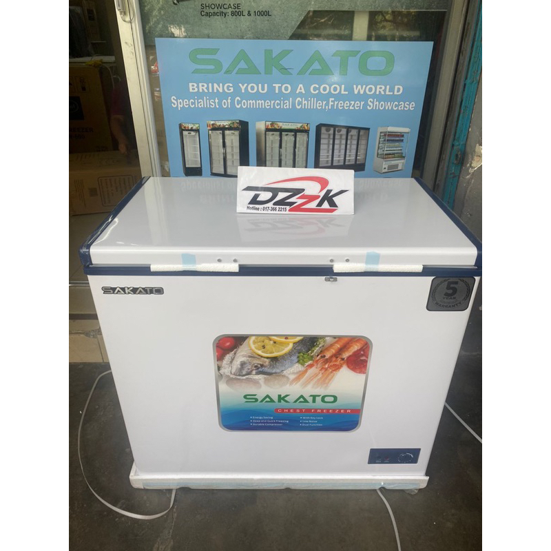 SAKATO Chest Freezer 238L/338L Dual Function SF-238C & SF-338C | Shopee ...