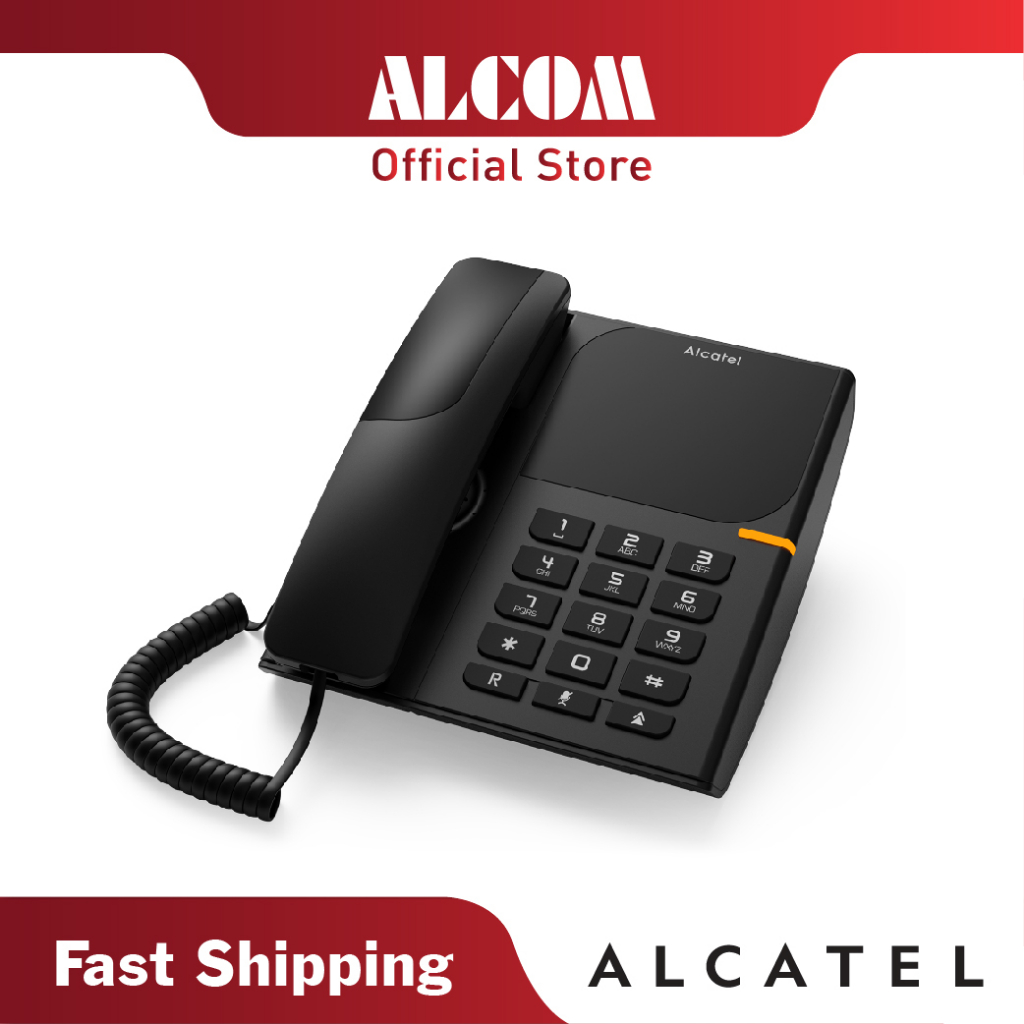 Alcatel Corded Phone T28 with Redial Key, Visual Call Indicator, Ringer ...