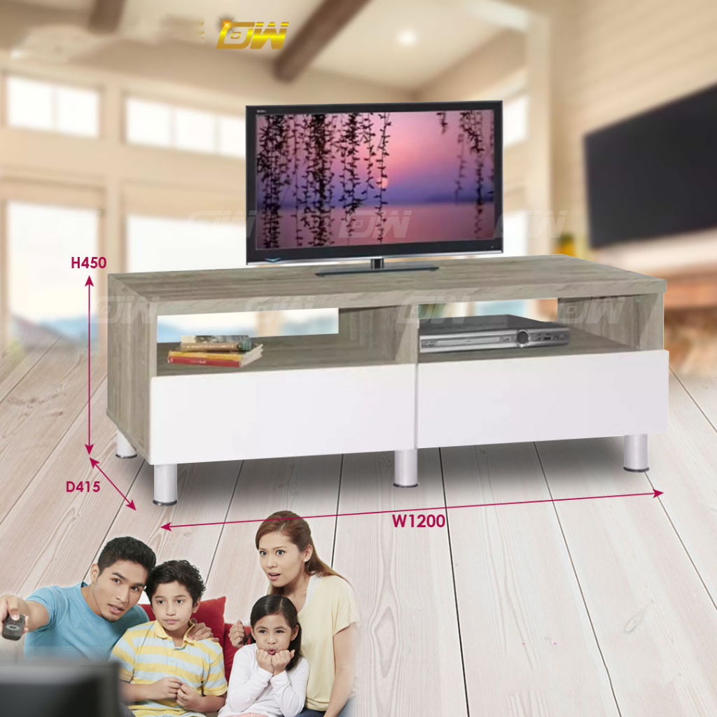 4 Feet TV Cabinet Wood / Hall Cabinet / Lounge Cabinet / Display ...