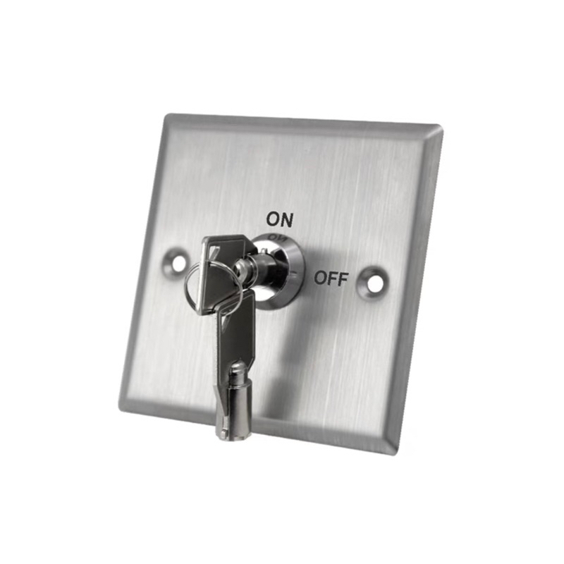 KEY SWITCH ON/OFF FOR DOOR ACCESS CONTROL STAINLESS STEEL WITH KEY ...