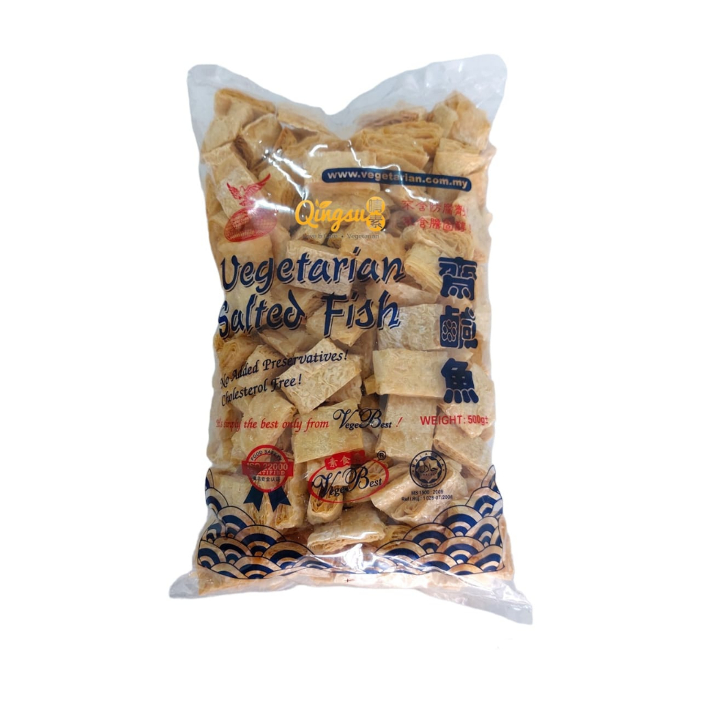 Vegetarian Dried Salted Fish (50g / 100g / 500g) 素干咸鱼 (Ikan Masin ...