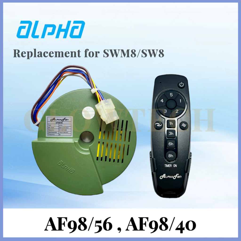 [ORIGINAL] ALPHA Ceiling Fan PCB/REMOTE CONTROL AF98/5B 56”, AF98/5B 40 ...