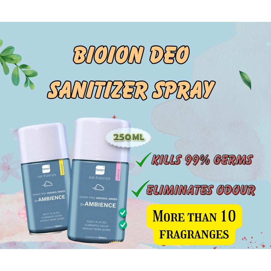 Bioion Air Purifier Germ-Free Aerosol Fresheners Sanitizer(SAKURA ...